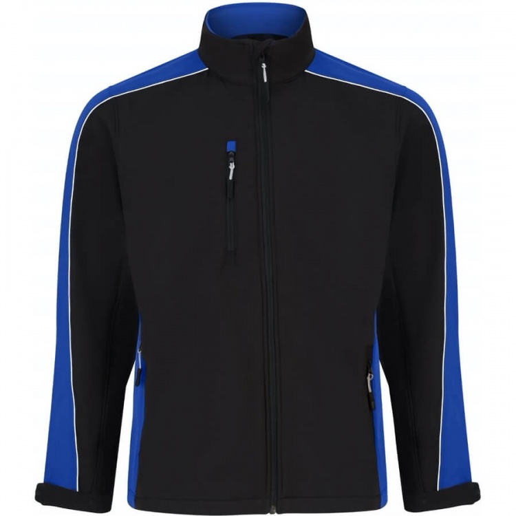 ORN Clothing Avocet 4288 Softshell Jacket Two Tone Water Resistant Breathable Fabric 92% ...